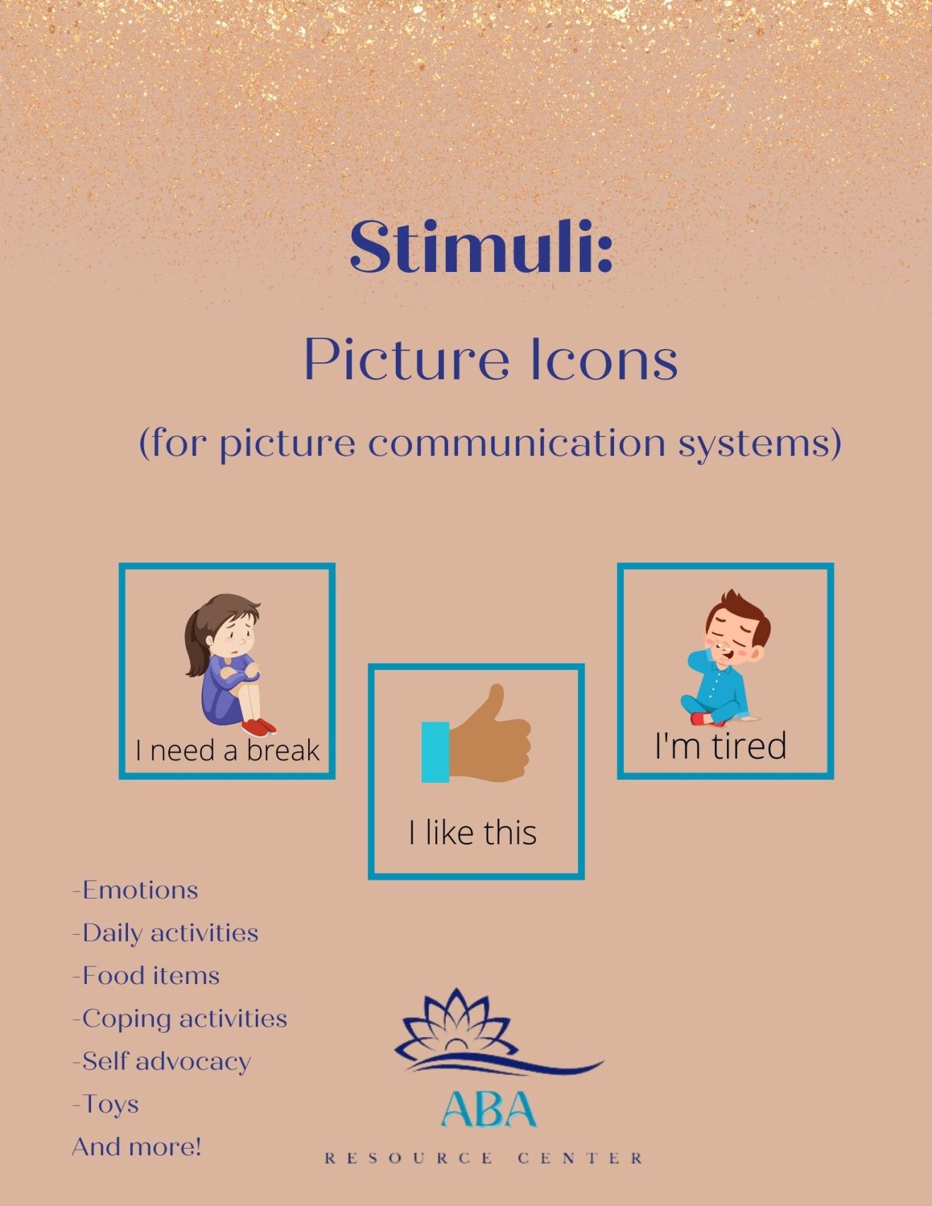 Picture Communication Icons – Behavior Analyst Resource Center