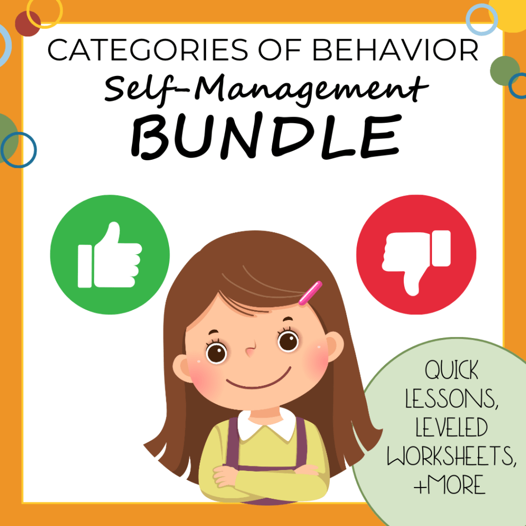 Self-Management Collection: Categories of Behavior – Behavior Analyst ...