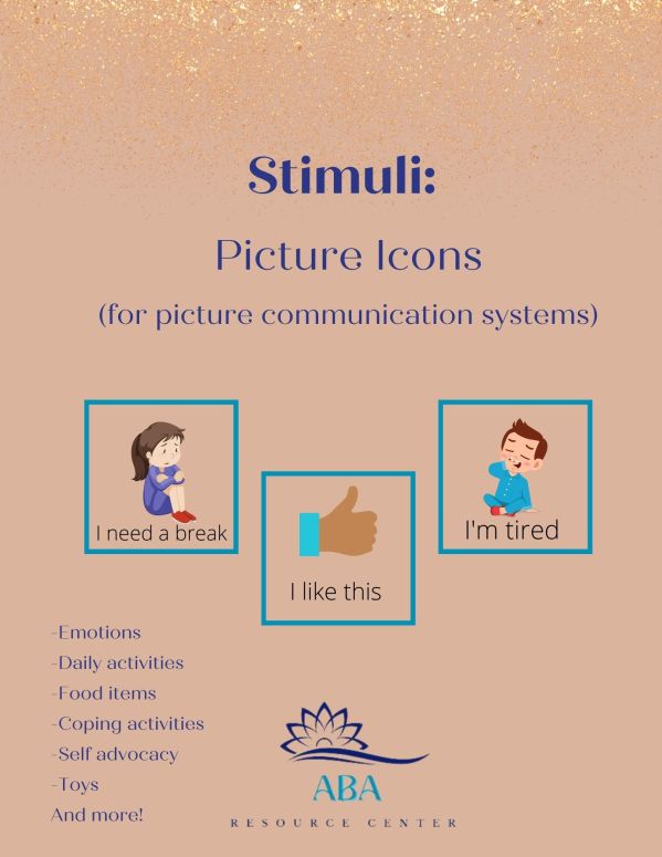 Picture Communication Icons – Behavior Analyst Resource Center