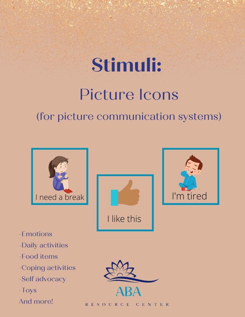 Picture Communication Icons – Behavior Analyst Resource Center