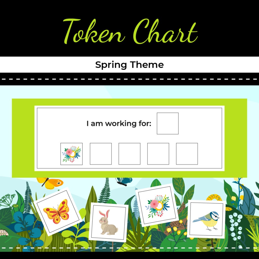 Token Chart – Spring Theme – Behavior Analyst Resource Center