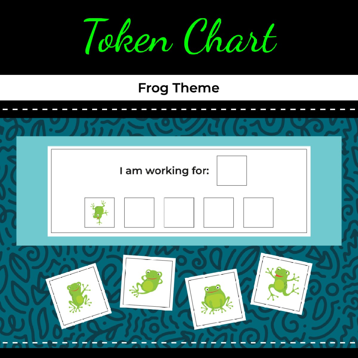 Token Chart – Frog Theme – Behavior Analyst Resource Center