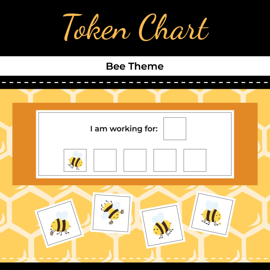 Token Chart – Bee Theme – Behavior Analyst Resource Center