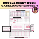 BCBA Caseload Organizer: All-In-One Google Sheet – Behavior Analyst ...