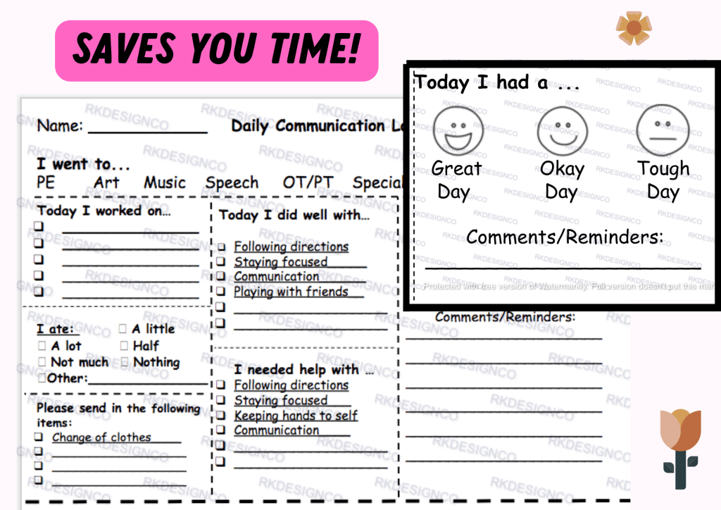 Daily Communication Log – Behavior Analyst Resource Center