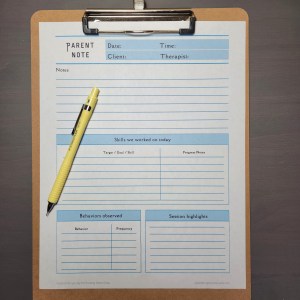 Session Notes bundle – Behavior Analyst Resource Center