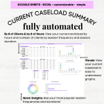 ABA RBT BCBA Caseload Planner, Caseload Planner, Caseload Organizer ...