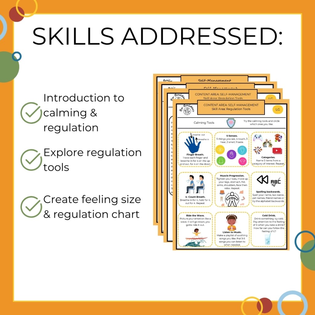 Self-Management Collection: Calming and Regulation Tools – Behavior ...