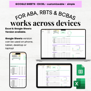 ABA RBT BCBA Caseload Planner, Caseload Planner, Caseload Organizer ...