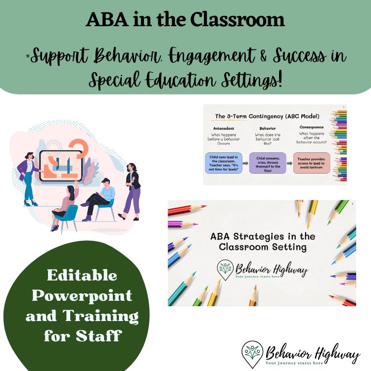 ABA in the Classroom – Digital Download PowerPoint – Behavior Analyst Resource Center
