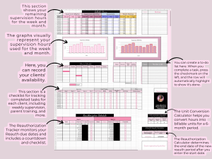 BCBA Caseload Organizer: All-In-One Google Sheet – Behavior Analyst ...