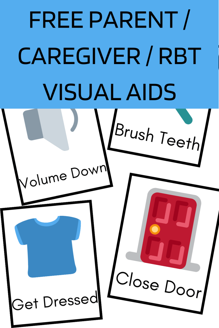 FREE Parent/Caregiver/RBT Visual Aids – Behavior Analyst Resource Center