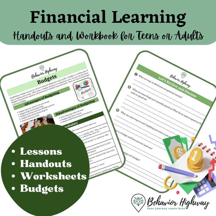 Financial Learning- A Toolkit for Teens and Adults – Behavior Analyst ...