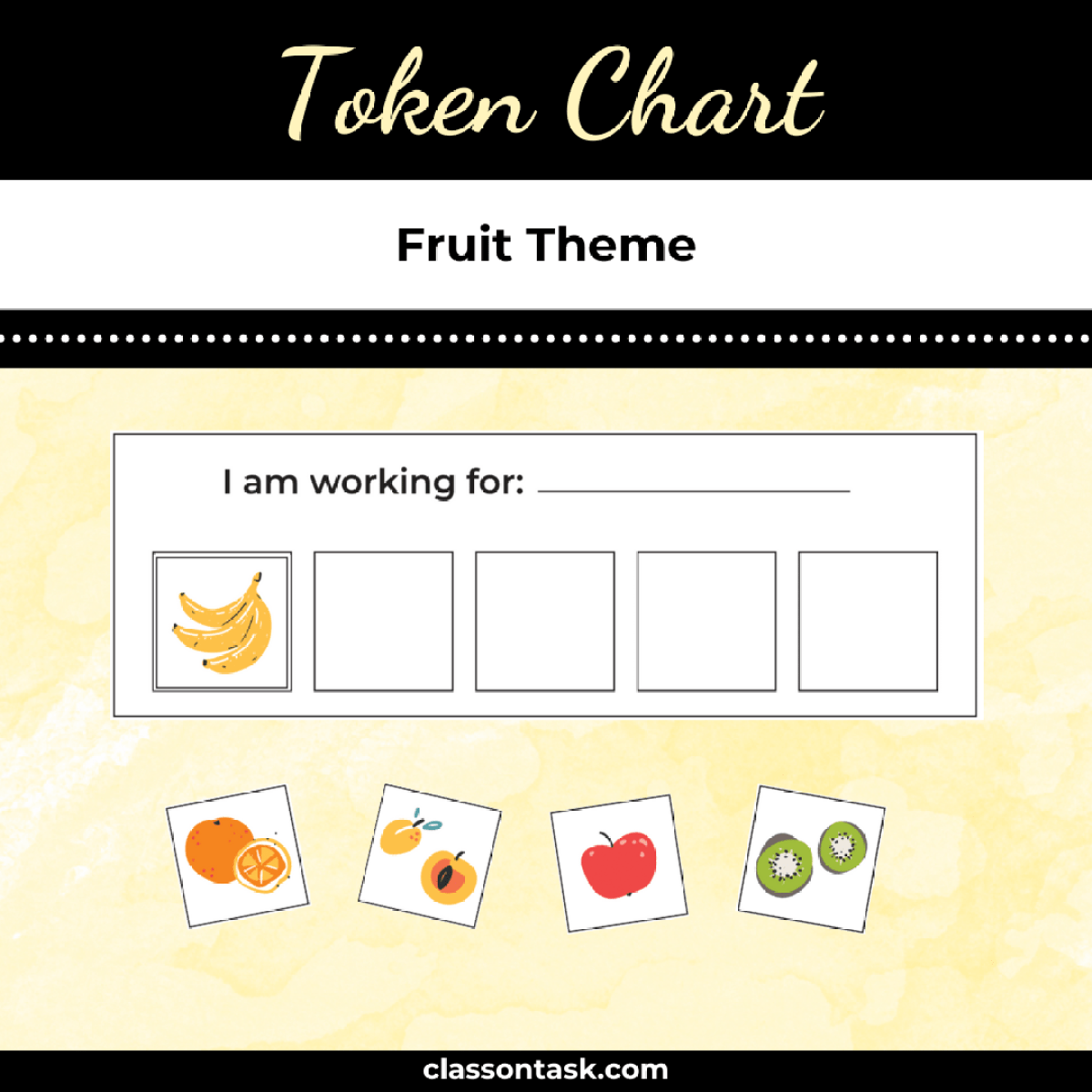 Token Chart – Fruit Theme – Behavior Analyst Resource Center