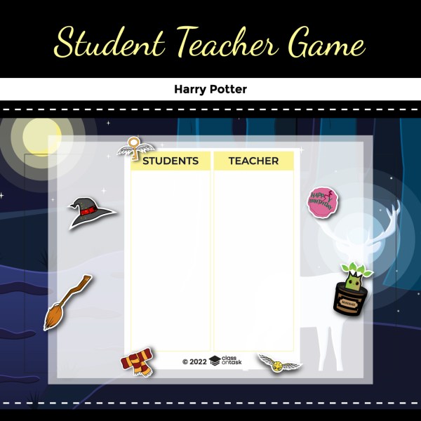 Student Teacher Game – Harry Potter – Behavior Analyst Resource Center