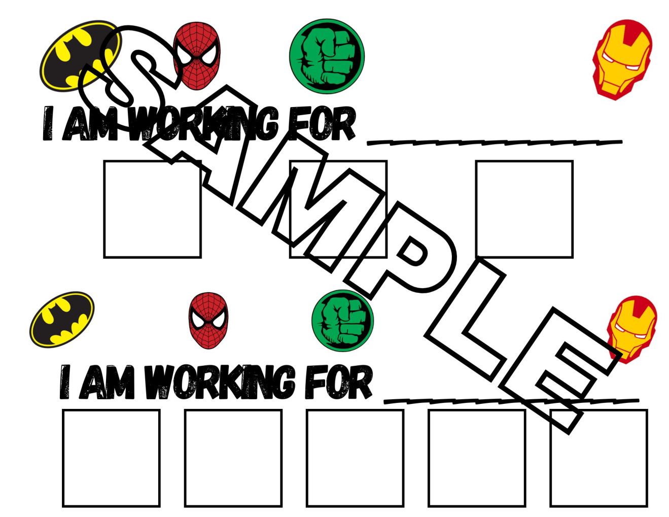 Superhero Token Board – Behavior Analyst Resource Center