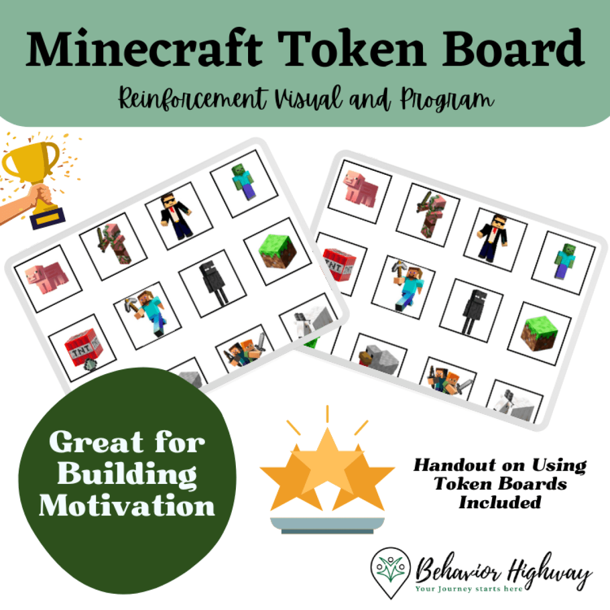 Minecraft Token Economy Board – Behavior Analyst Resource Center