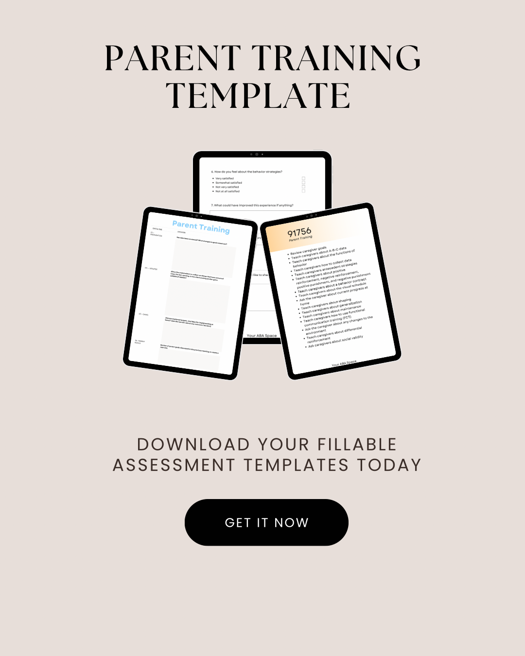 Parent training only – 2 – Behavior Analyst Resource Center