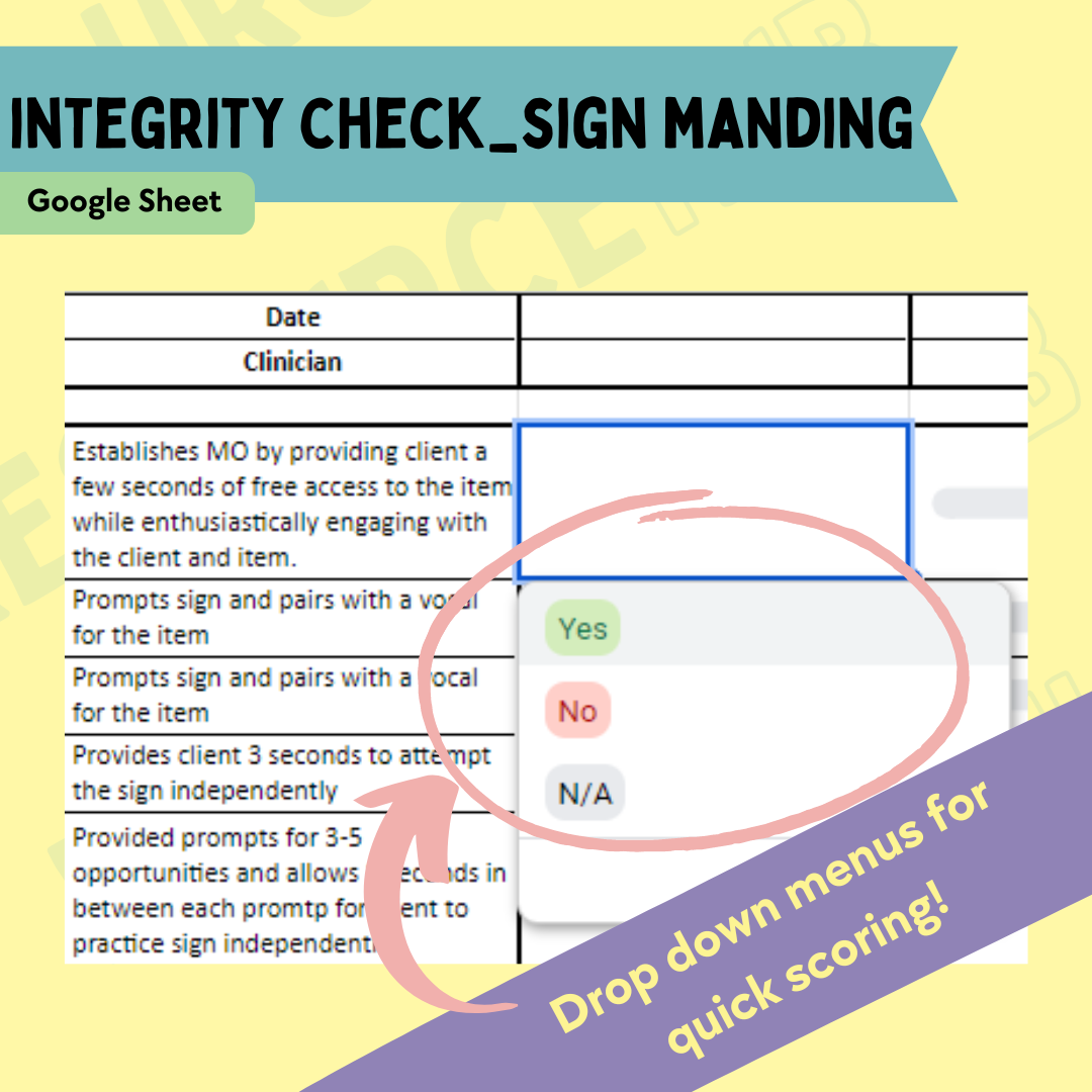 Integrity Check_Sign Manding – Behavior Analyst Resource Center