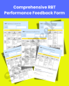 Comprehensive RBT Performance Feedback Form – Behavior Analyst Resource ...