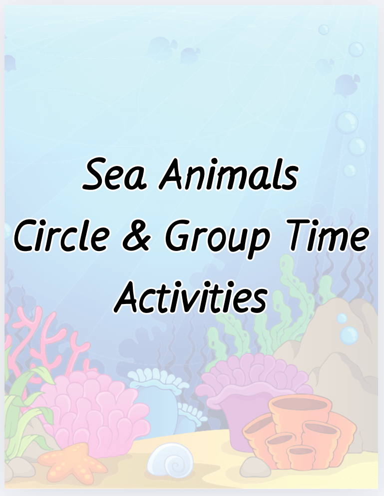 Under the Sea Themed Activity Bundle: Circle Time, Coloring Sheets ...