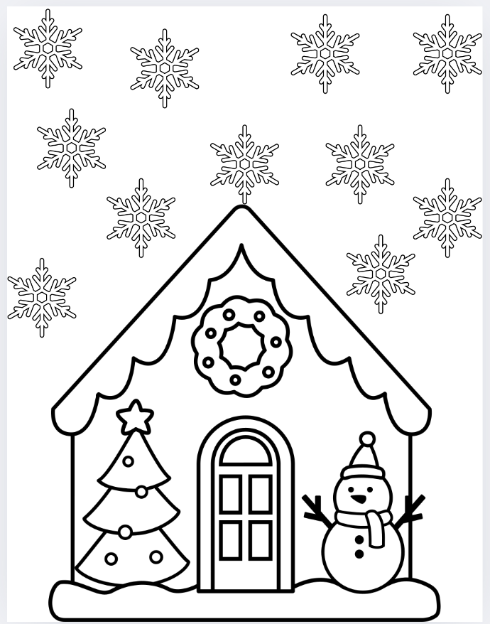 Holiday Coloring Book for Kids | December Christmas & Winter-Themed ...