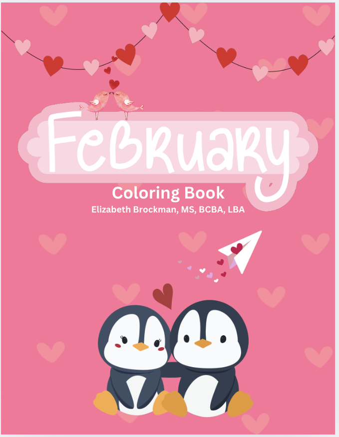 Valentine’s Day-Themed Coloring Book for Kids | February Hearts, Cupids ...