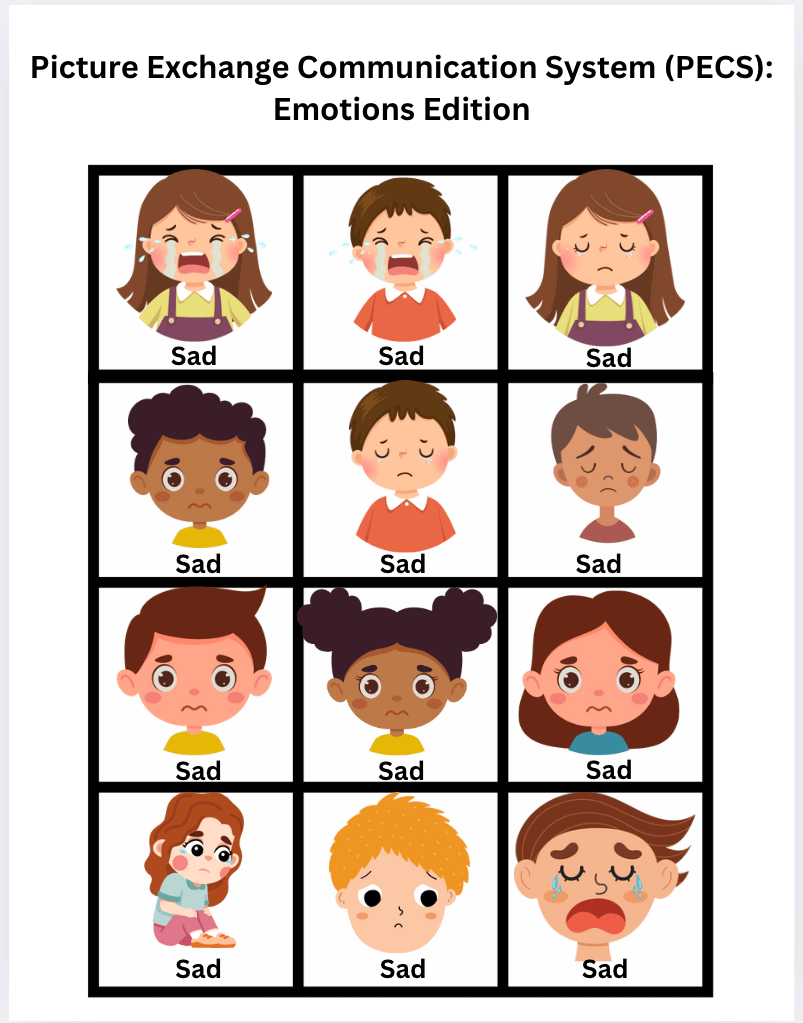 Printable Emotions Icons Pack | 80+ Visual Emotion Cards for Kids ...