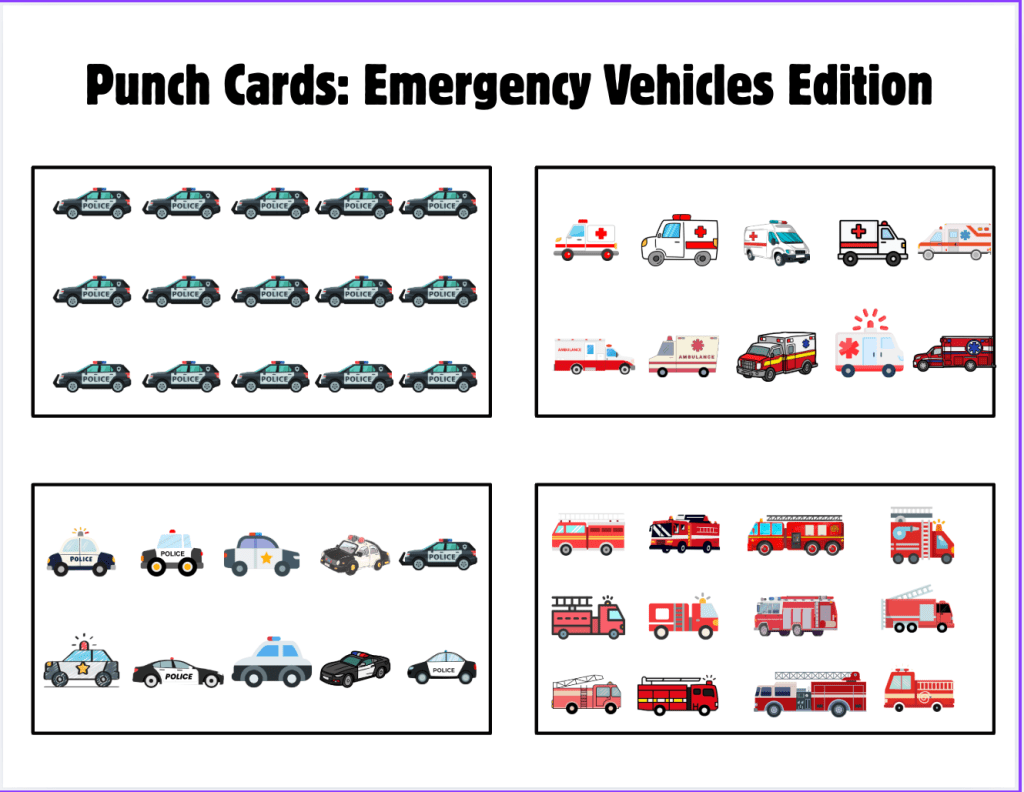 Printable Reward Punch Cards – Themed Designs (Minions, Gabby’s ...