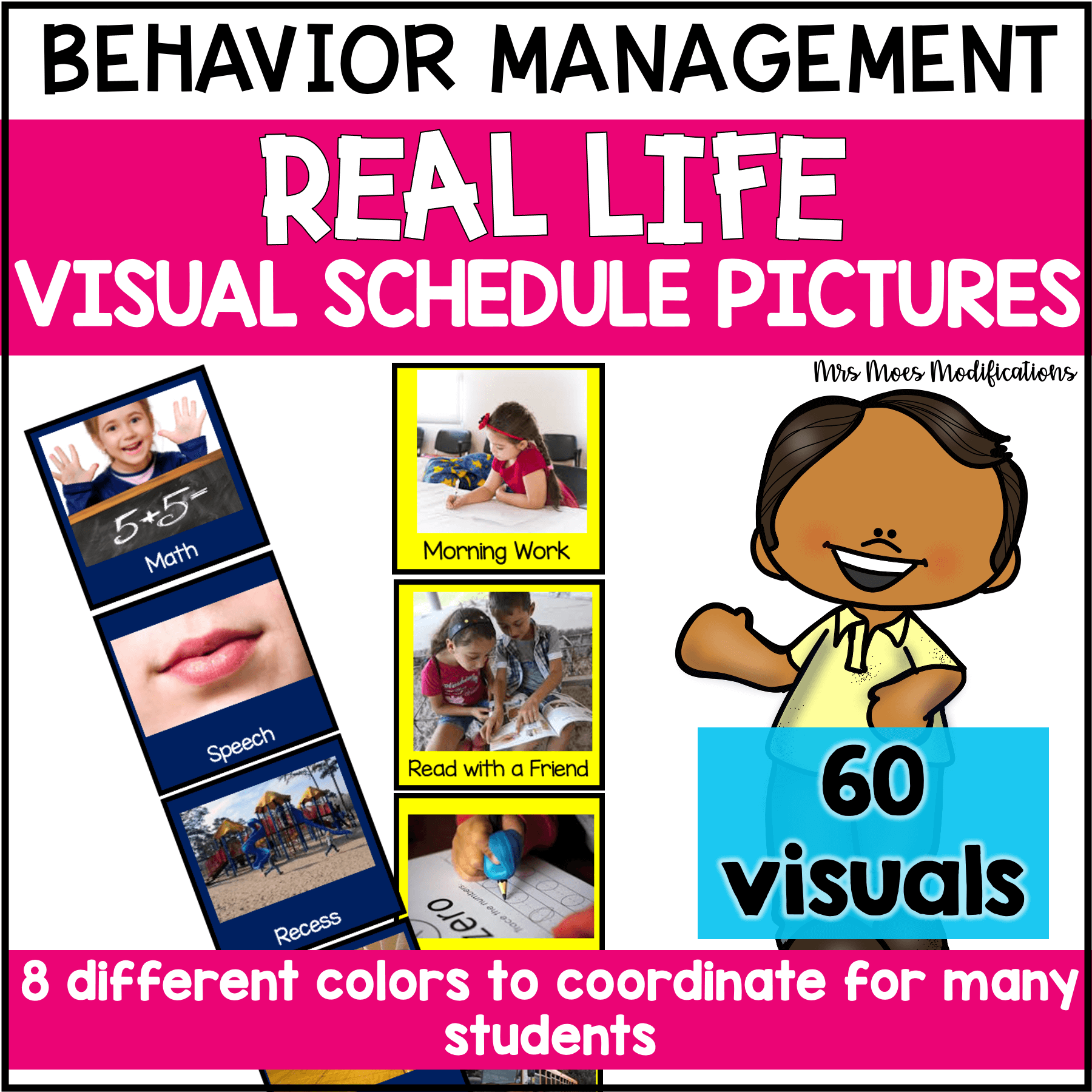 Real Life Visual Schedule Pictures – Behavior Analyst Resource Center