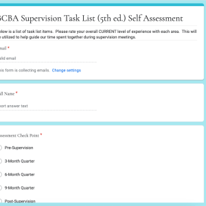 Supervision Resources – Behavior Analyst Resource Center